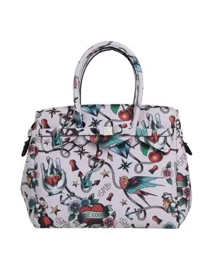 Save My Bag Handbag In Scuba Fabric - Pink