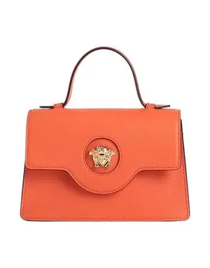 Versace Handbag In Calfskin Leather