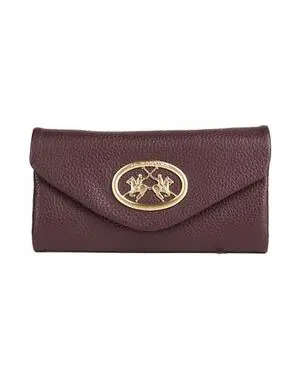 LA MARTINA Wallet Burgundy Leather - Red