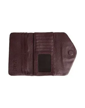 LA MARTINA Wallet Burgundy Leather