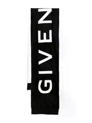 Givenchy Logo-print Scarf - Black