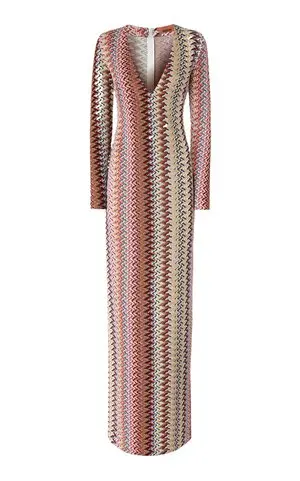 Missoni Crocheted Wool-blend Maxi Dress