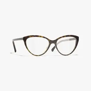 Chanel Cat Eye Eyeglasses - Dark Tortoise