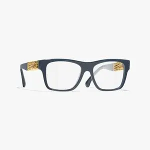 Chanel Square Eyeglasses Blue & Gray