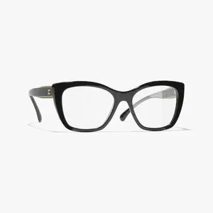 Chanel Cat Eye Eyeglasses - Black
