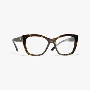 Chanel Cat Eye Eyeglasses - Dark Tortoise