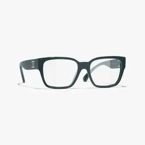 Chanel Square Eyeglasses - Dark Green