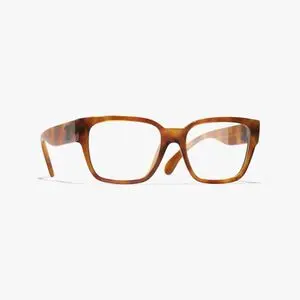 Chanel Square Eyeglasses - Tortoise
