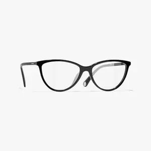 Chanel Cat Eye Eyeglasses Black