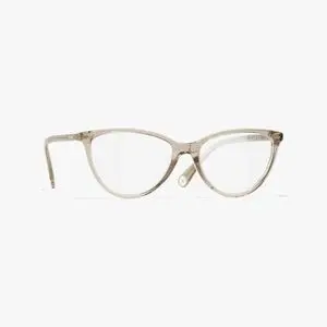 Chanel Cat Eye Eyeglasses - Taupe