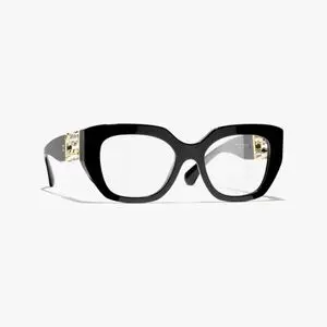 Chanel Chanel Cat Eye Eyeglasses Black