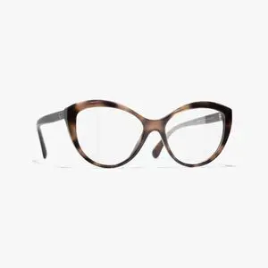 Chanel Cat Eye Eyeglasses - Tortoise