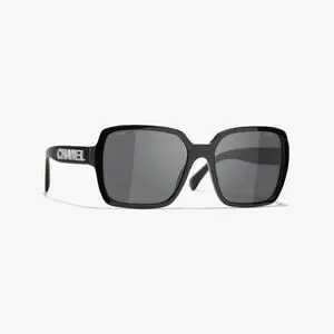 Chanel Square Frame Sunglasses - Black
