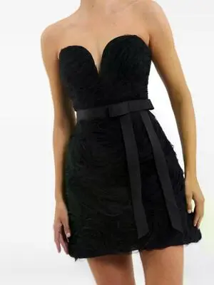 Rebecca Vallance Willow Mini Dress - Black