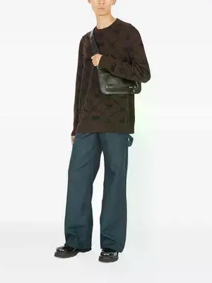 CAPASA MILANO Printed Crew Neck Sweater