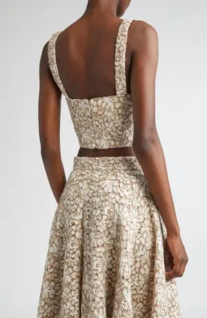 Michael Kors Lace Bustier Top