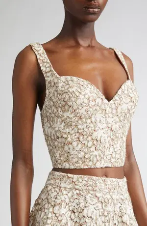 Michael Kors Lace Bustier Top