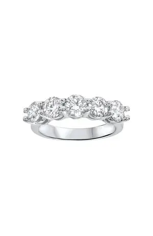 BLISS DIAMOND 2 Carat 5-stone Lab Grown Diamond Ring - 14k White Gold