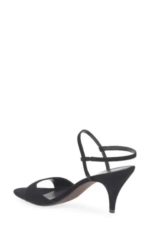 Jeffrey Campbell Calla Slingback Sandals - Black Suede