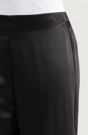 Simone Perele Love Me Silk Lounge Pants - Black