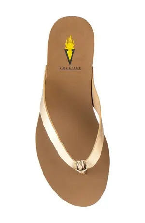 VOLATILE Reishi Platform Flip Flop