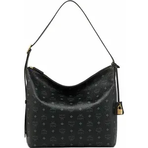 Mcm Aren Visetos Hobo - Black