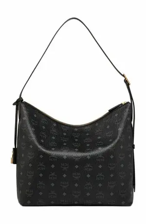 Mcm Aren Visetos Hobo - Black