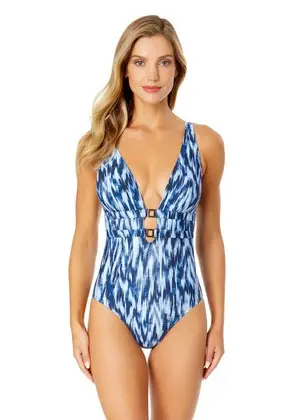 Anne Cole V Neck Swimwear For Women