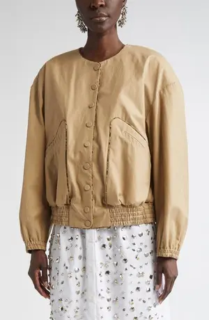 Dries Van Noten Cotton Blouson Jacket