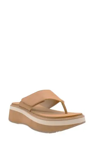 VOLATILE Shitake Platform Wedge Sandal - Tan