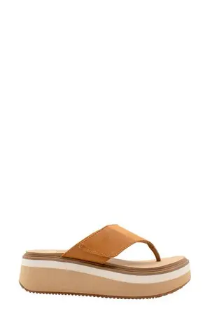 VOLATILE Shitake Platform Wedge Sandal - Tan