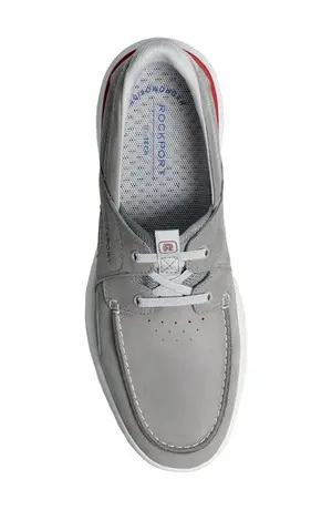Rockport Seadon Boat Shoe - Light Grey