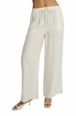 Onia Crinkle Wide Leg Drawstring Pant