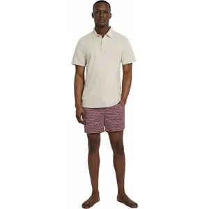 Onia Slub Short Sleeve Polo - Stone