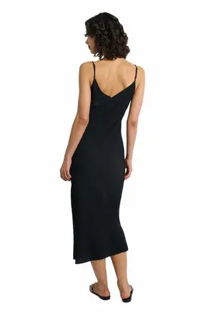 Onia Crinkle Slip Maxi Dress