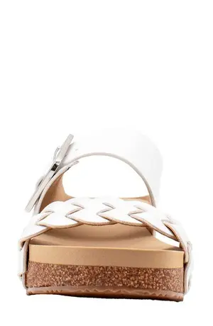 VOLATILE Morel Wedge Sandals - White