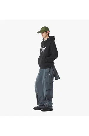 Mcm Classic Logo Hoodie In Organic Cotton - Black