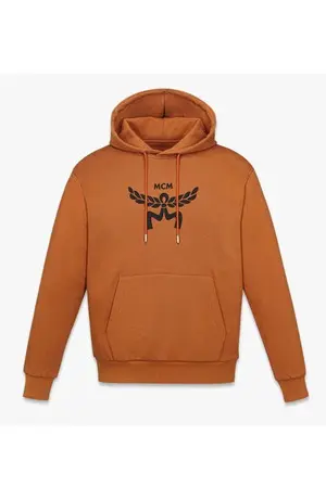 Mcm Classic Logo Hoodie - Cognac
