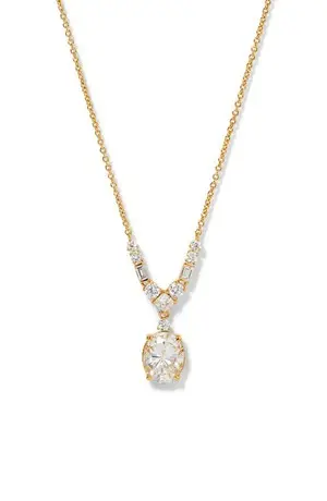 Nadri Delphine Frontal Necklace - Gold