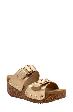 VOLATILE Gertrude Platform Wedge Slide Sandal