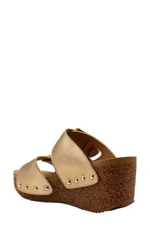 VOLATILE Gertrude Platform Wedge Slide Sandal