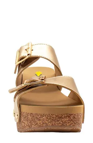 VOLATILE Gertrude Platform Wedge Slide Sandal