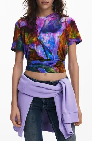 Desigual Abstract Print T-shirt