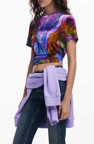 Desigual Abstract Print T-shirt