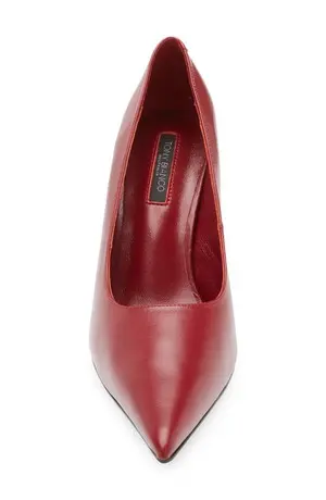 TONY BIANCO Imogen Pointed Toe Pumps - Berry Venice