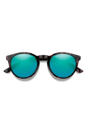 SMITH Westward 54mm ChromaPop™ Polarized Sunglasses Tortoise/opal Mirror