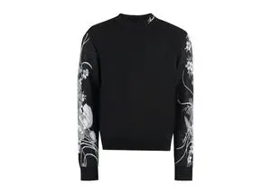 Amiri Floral Arm Print Long Sleeve T-shirt