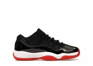 JORDAN 11 Retro Low Bred - Black/white/varsity Red
