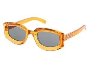Gucci Rectangle Full Rim Sunglasses - Orange Grey (gg1719s/005/51)