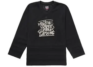 Supreme Marithe Francois Girbaud Hockey Jersey - Black